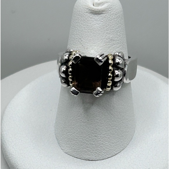 LAGOS | Jewelry | Lagos Emerald Cut Smokey Quartz Ring | Poshmark